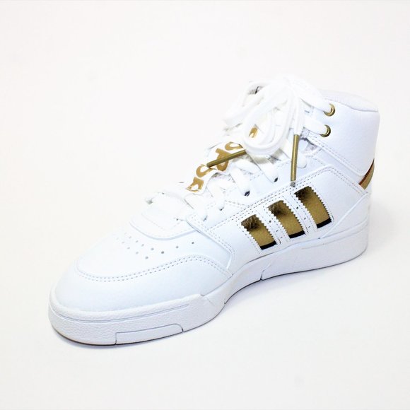 adidas | Shoes | Adidas Drop Step Xl High Top Whitegold Sneakers Mens 5 ...
